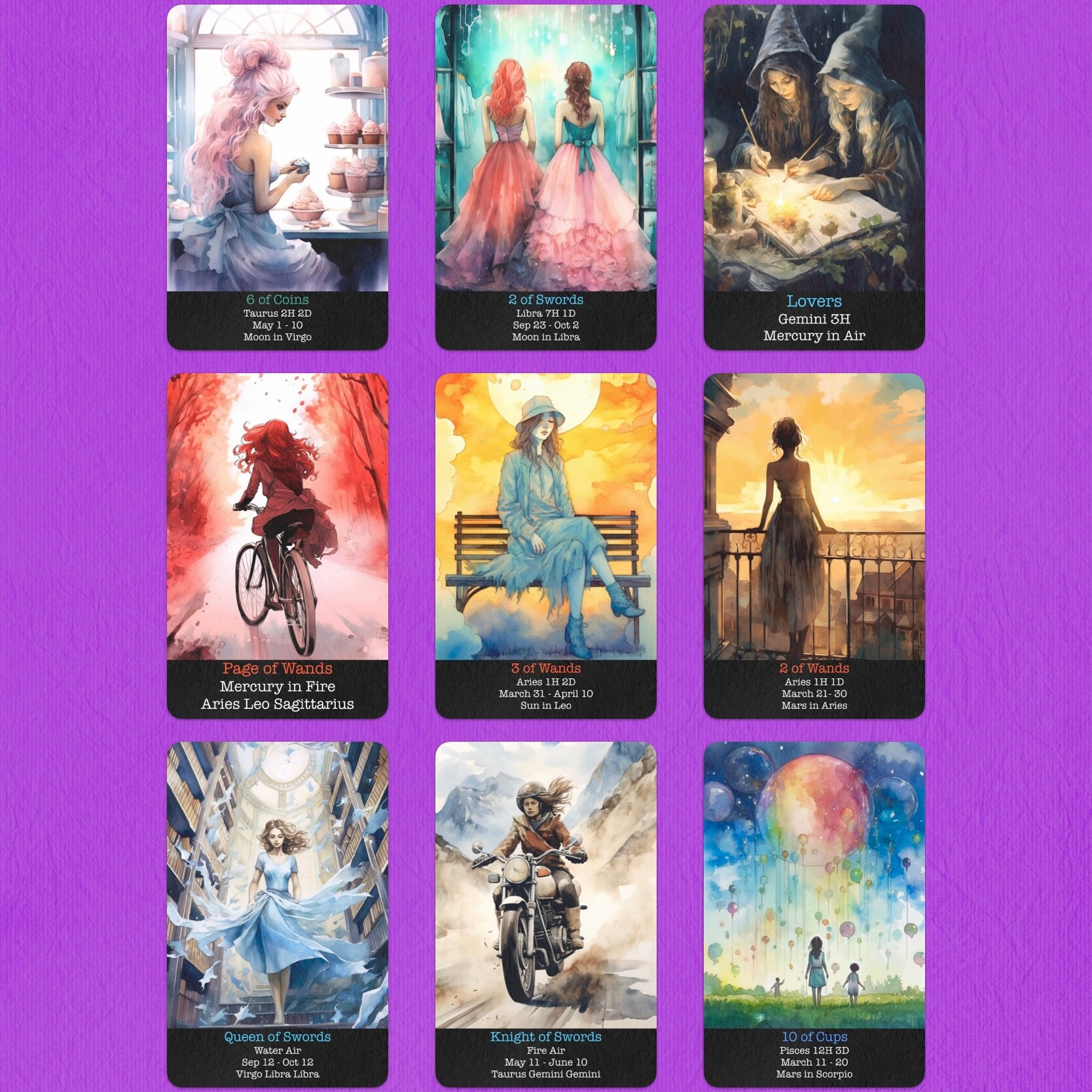 Beautiful Tarot Deck Incorporates Astrological Symbolism and Includes ...