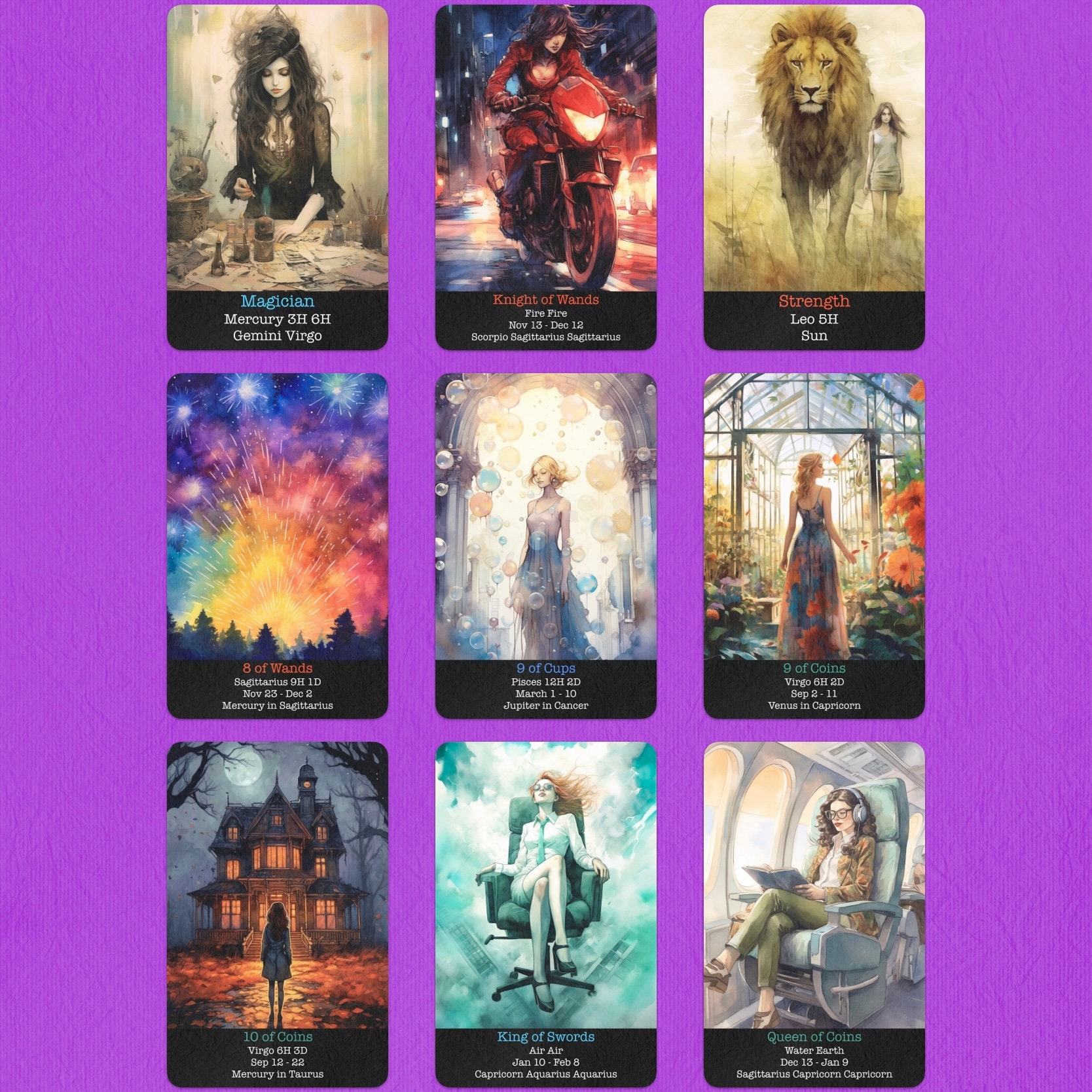 Beautiful Tarot Deck Incorporates Astrological Symbolism and Includes ...