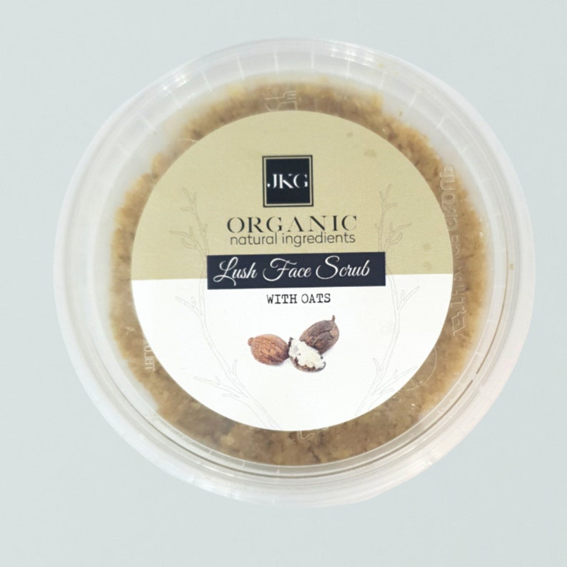 Face Scrub With Oats, Natural Facial Cleansers, All Natural Body Scrub ...