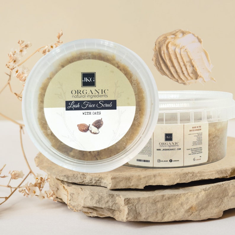 Face Scrub With Oats, Natural Facial Cleansers, All Natural Body Scrub ...