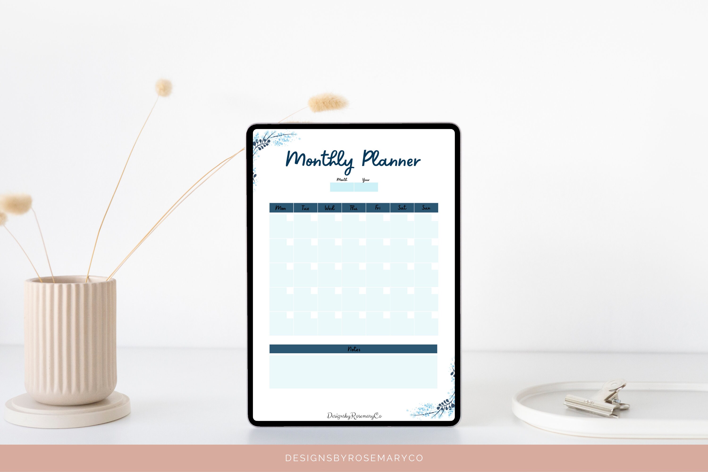 Daily & Monthly Printable Planner - Etsy