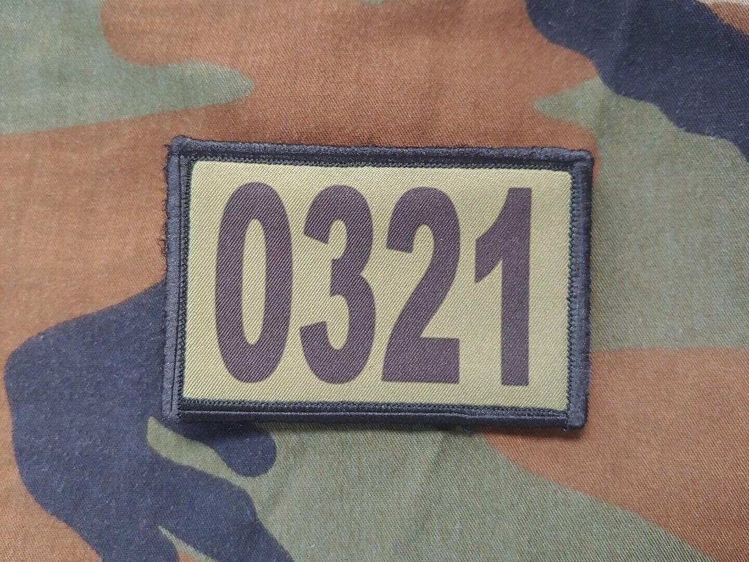 0321 USMC MOS Recon Marine OD Green Tactical Hook Military 2x3 - Etsy