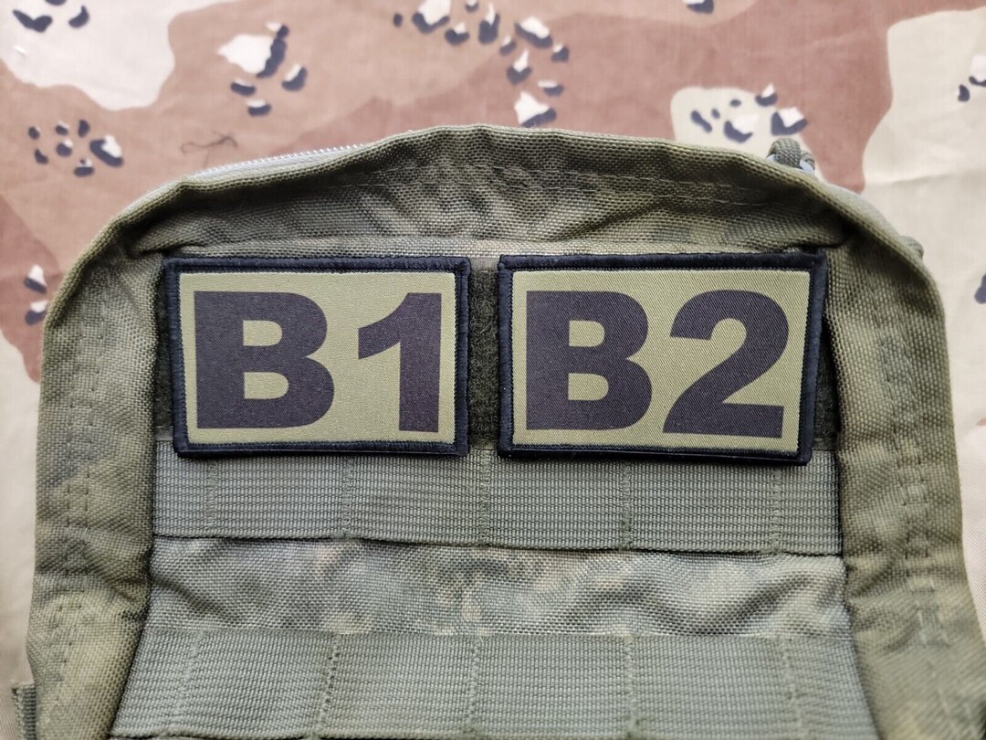 B1 B2 2x Bag Patch Set for ODA 18B MOS Army Special Forces - Etsy