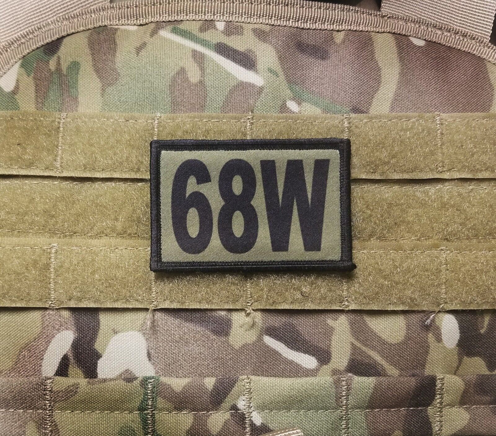 68W Army Combat Medic MOS OD Green Hook Back Patch for Cap - Etsy