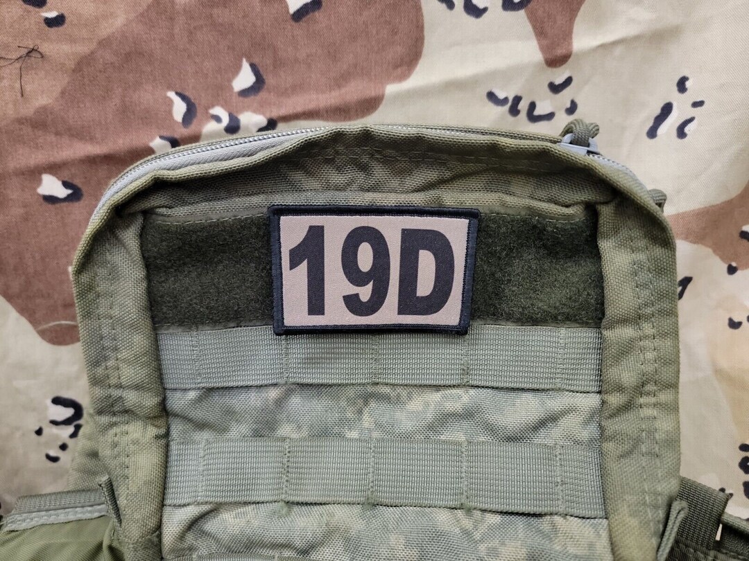 19D MOS TAN Hook Back Hat Bag 2x3 Patch Army Cavalry Scout - Etsy