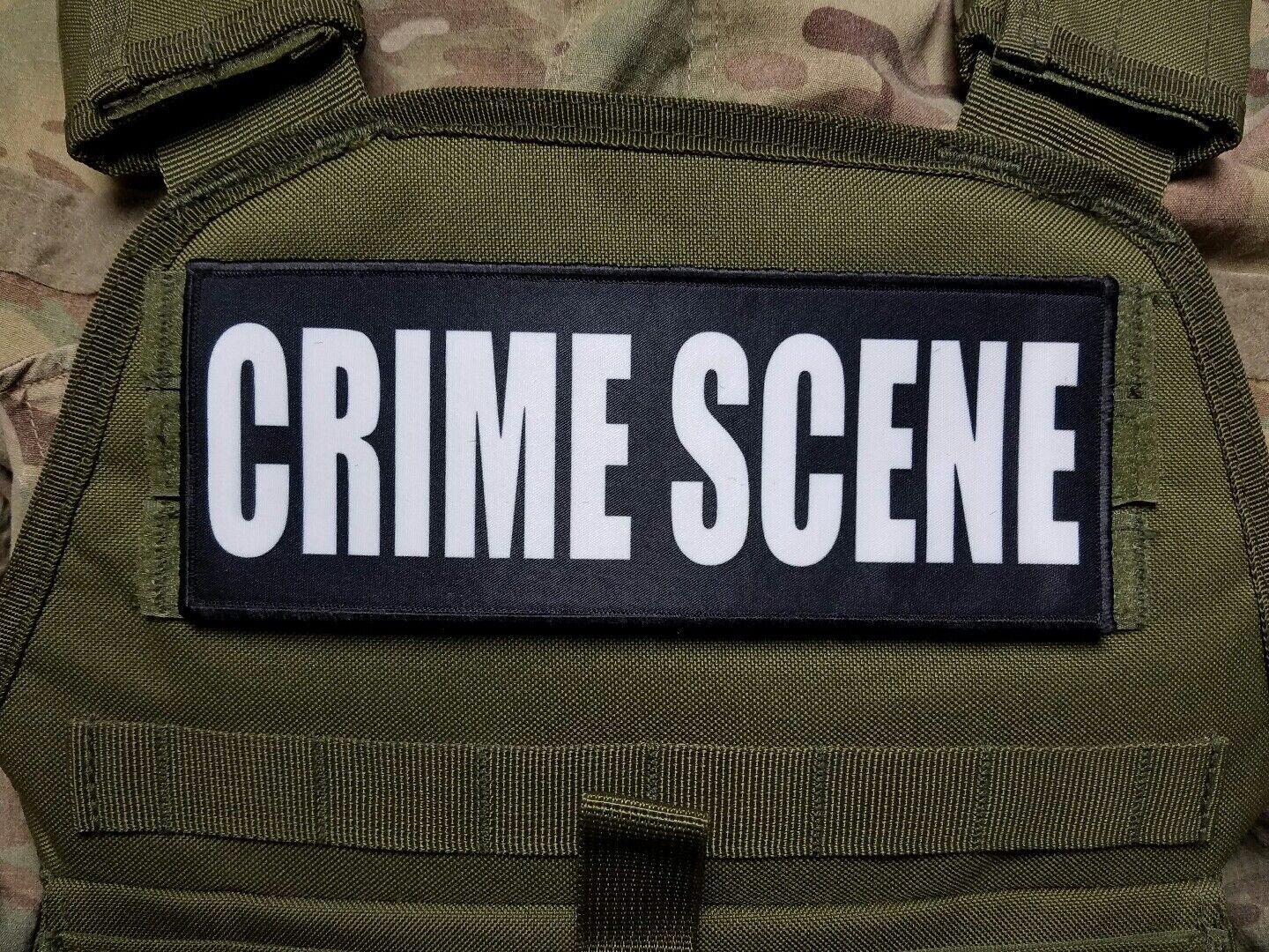 3x8 Crime Scene Plate Carrier Raid Patch Swat Trooper - Etsy