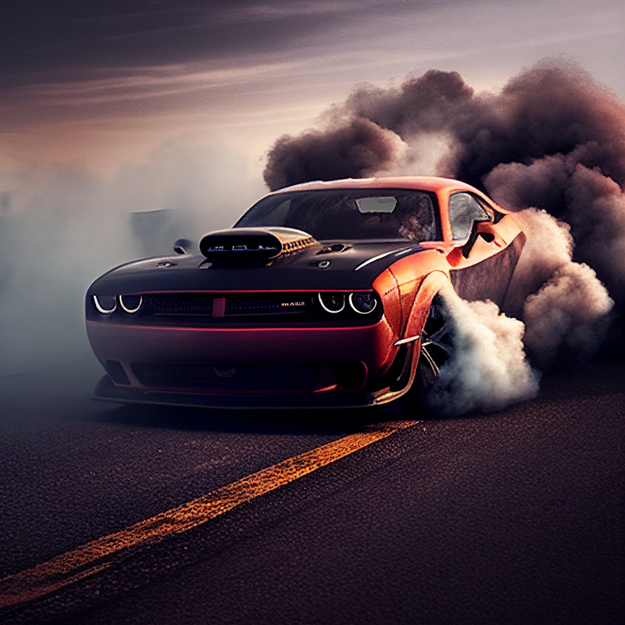 Hellcat Burning It Uppp - Etsy