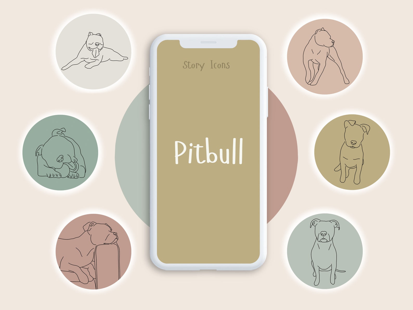 Pitbull Instagram Story Highlight Covers Dog Instagram Story - Etsy