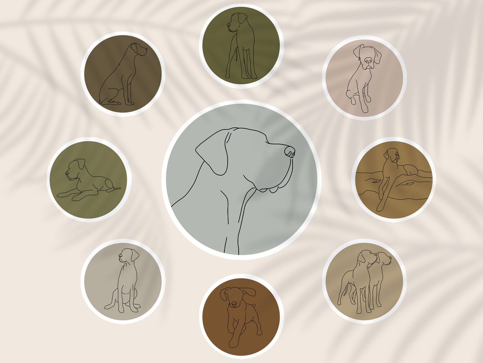 Great Dane Dog Instagram Story Highlight Covers, Dog Instagram Story ...