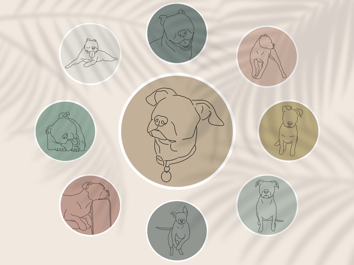 Pitbull Instagram Story Highlight Covers Dog Instagram Story - Etsy