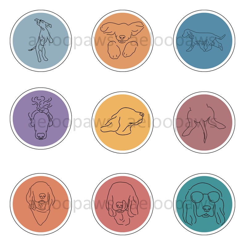 Cocker Spaniel Instagram Story Highlight Covers Dog Instagram - Etsy