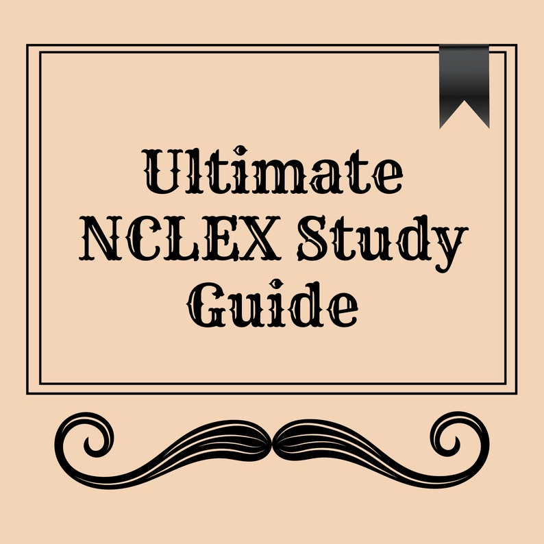 Ultimate NCLEX Study Guide - Etsy