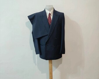 1940s Hollywood Harold Suit Vintage 40s Sepia Brown Wool Gabardine ...