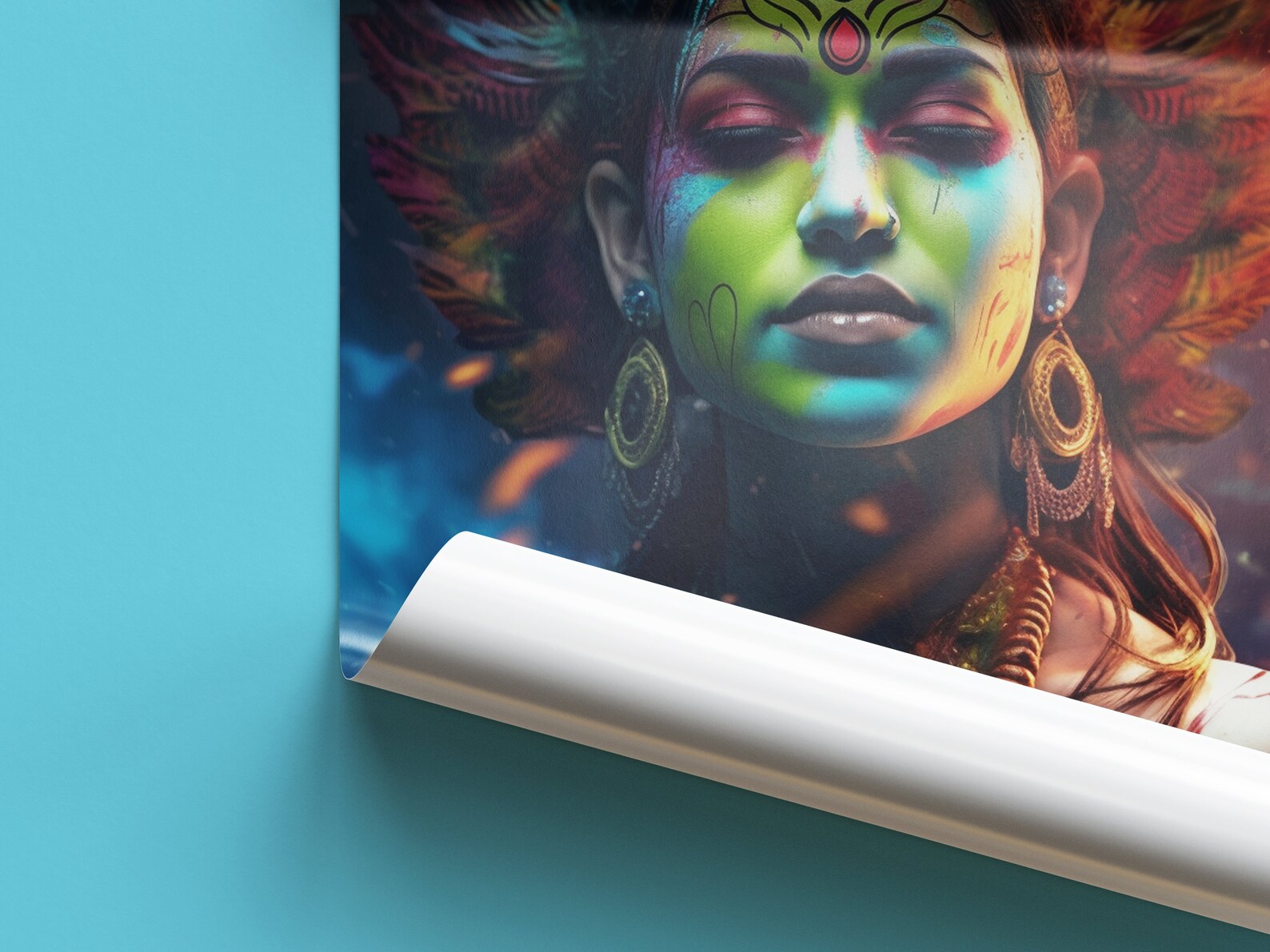 Psychedelic Indian Inspired Creative Digital Art - Etsy