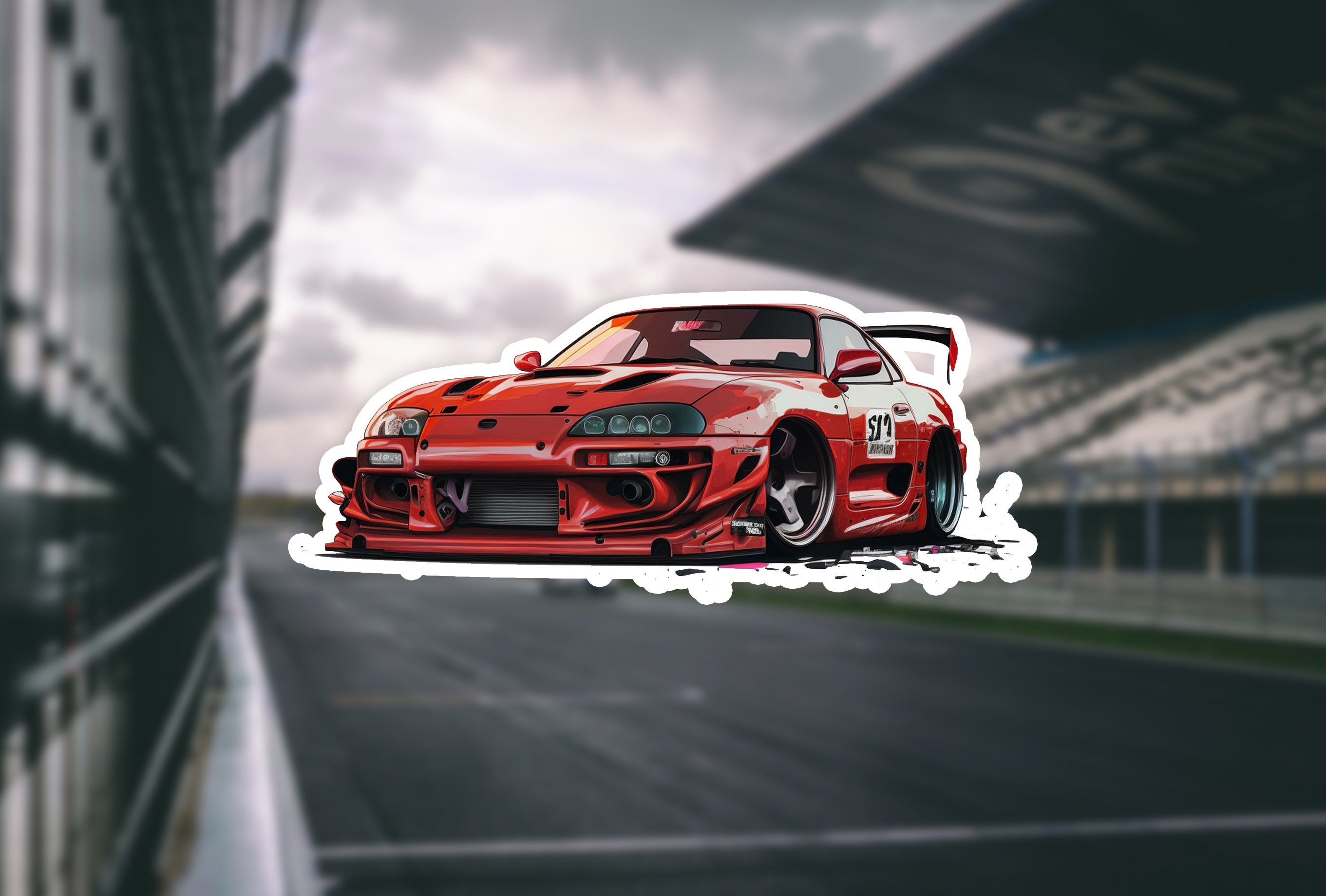 Sports Cars Toyota Supra Trio Vinyl Sticker Sheet - Etsy