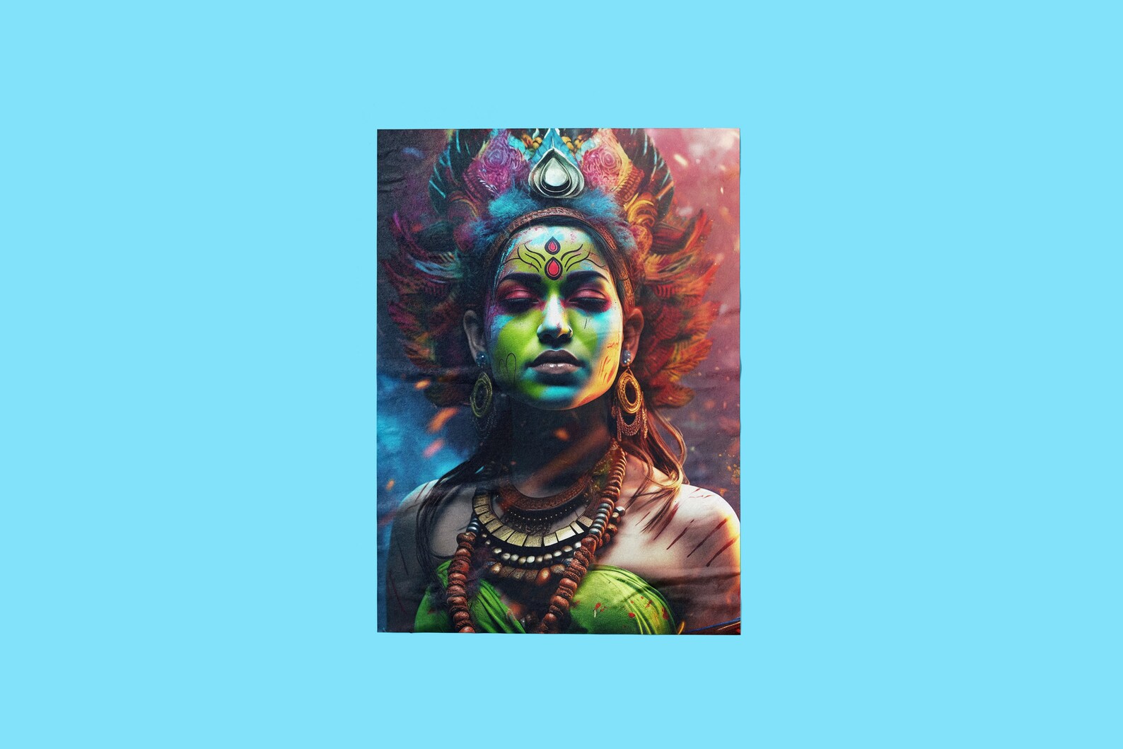 Psychedelic Indian Inspired Creative Digital Art - Etsy
