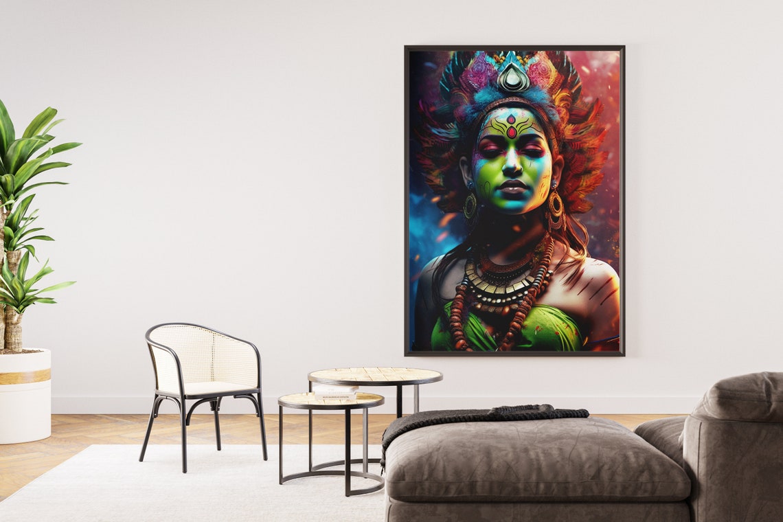 Psychedelic Indian Inspired Creative Digital Art - Etsy