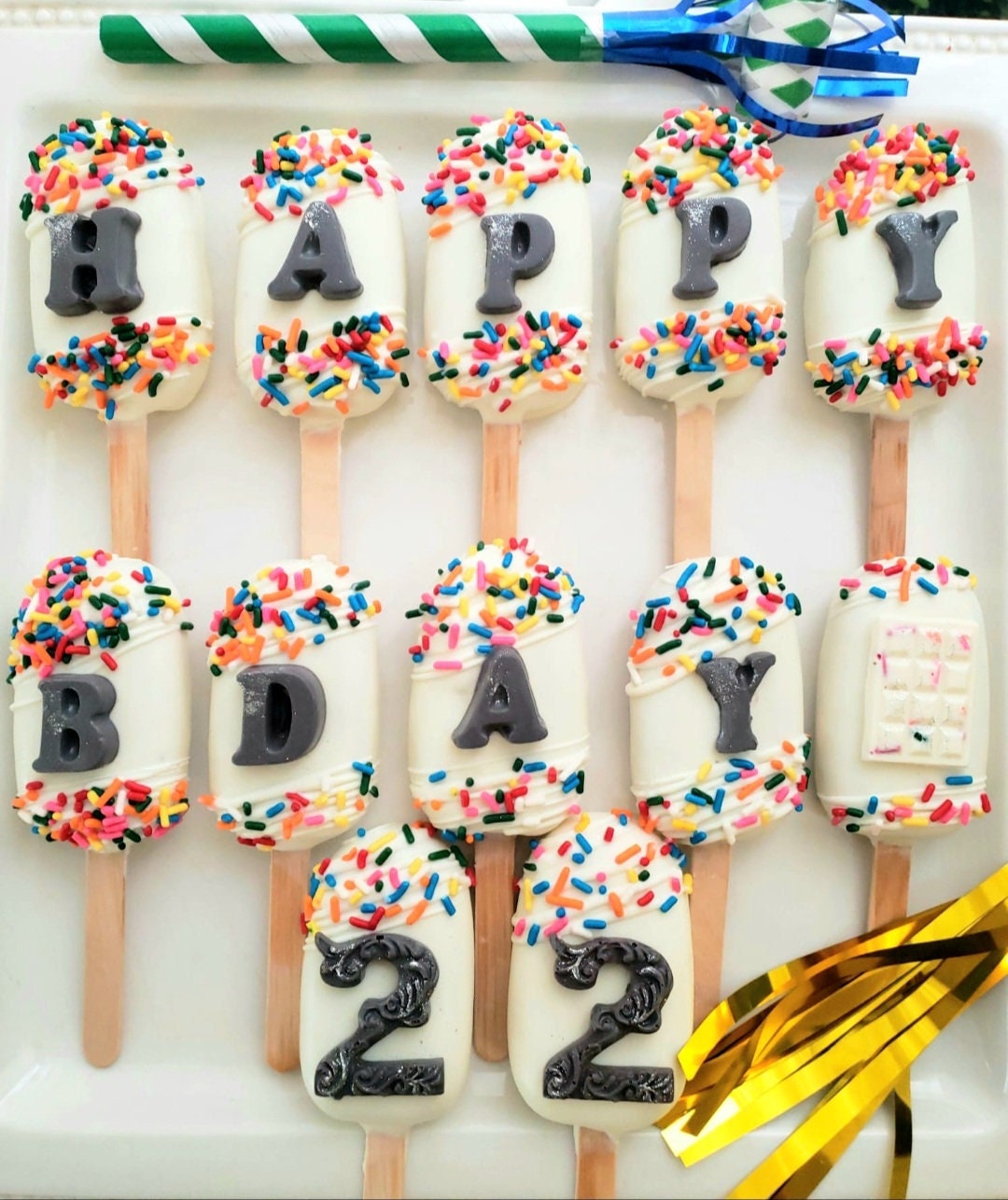 Birthday Cakesicle Gift, Unique Customizable Dessert, Custom Sweet ...