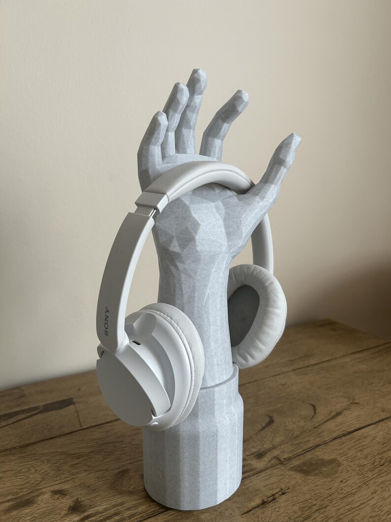 Renaissance Hand Headphone Stand Headphone Holder 3D Printed ...