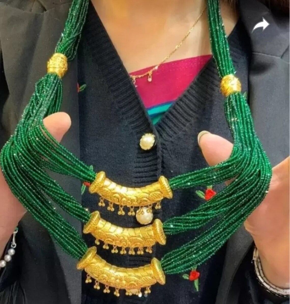 Nepali 3 Timaniya Set Tilhari 32 Inch Nepali Potee Necklace - Etsy