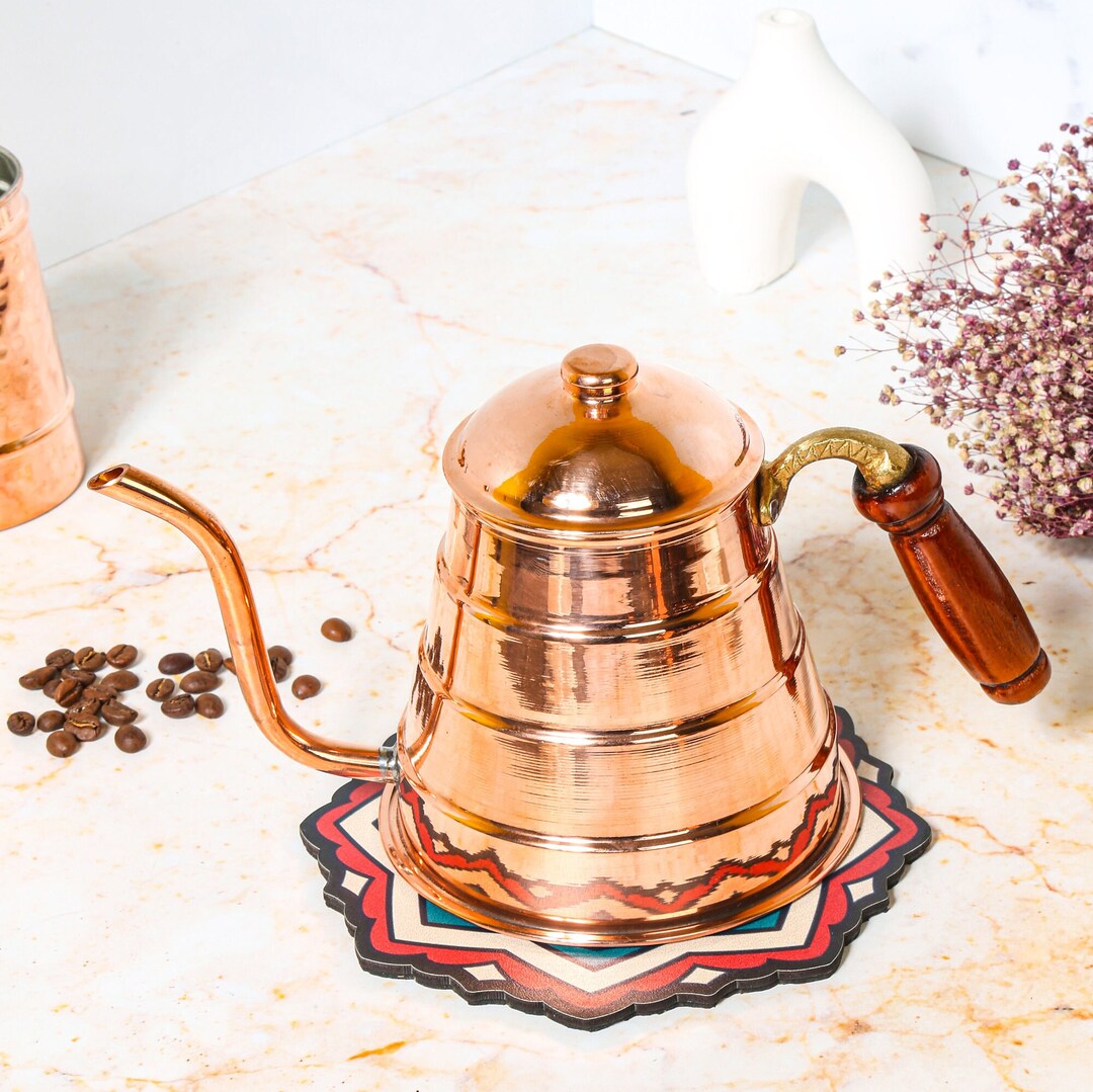 Pure Copper Kettle Kitchen Design Handmade Coffe and Tea - Etsy