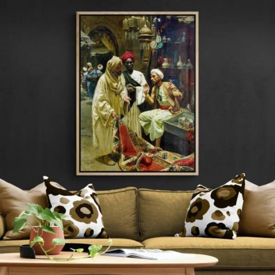 Morocco Tableau Art Wall Moroccan Painting Print Moroccan - Etsy