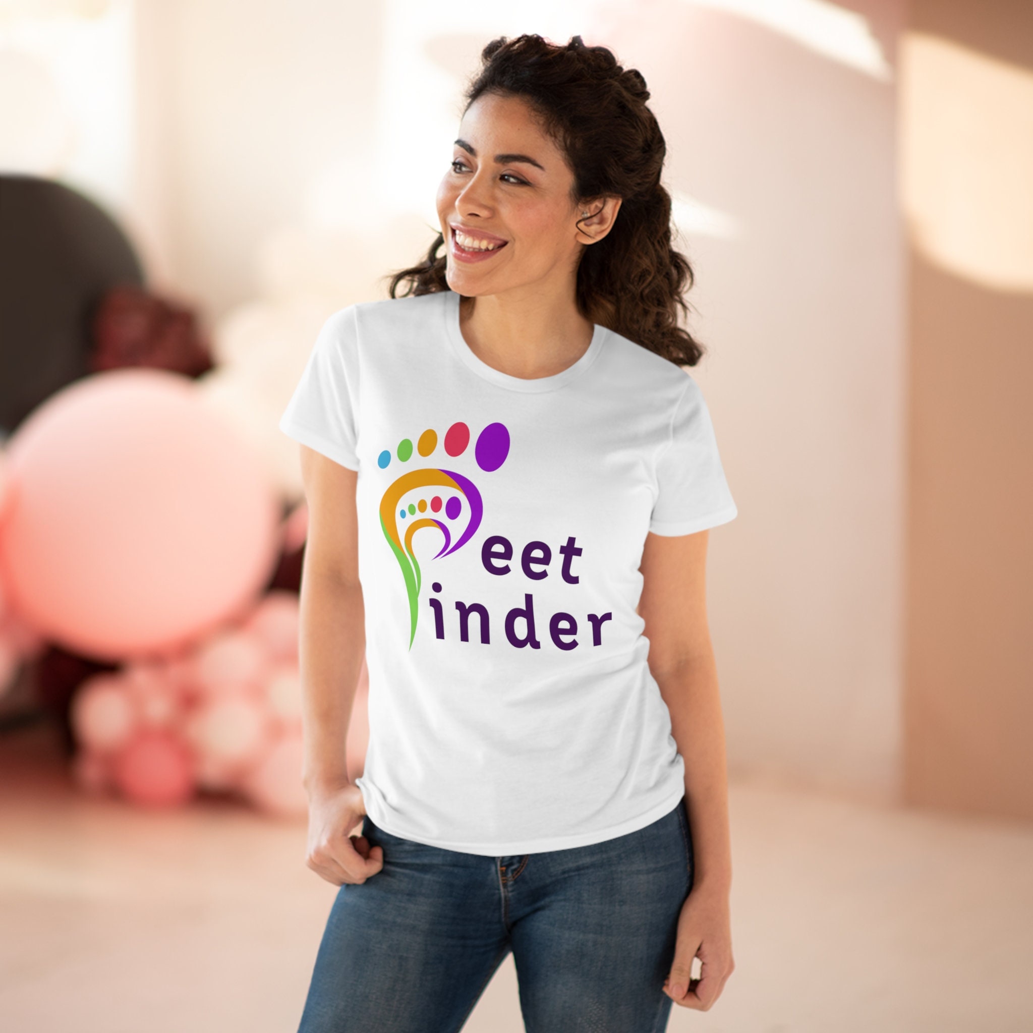 Feetfinder Funny For Men Women T Shirt Premium Cotton Tee Etsy
