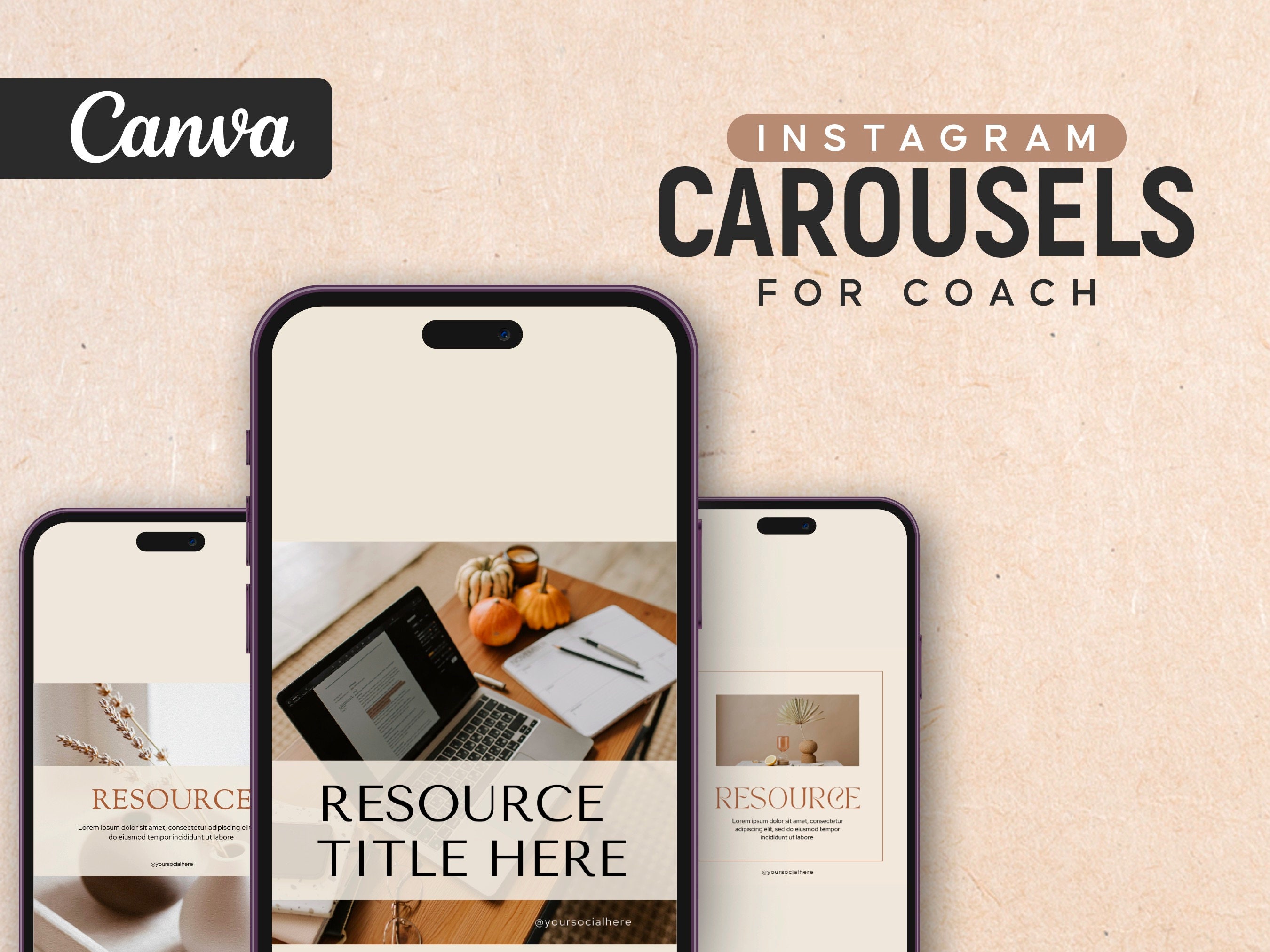 Editable Carousel Canva Templates. Engage With Stunning Posts and ...