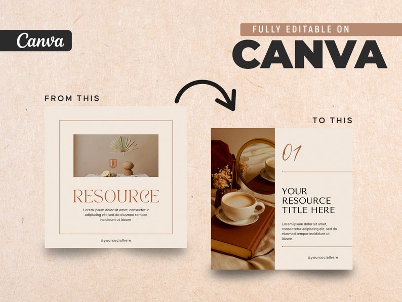 Editable Carousel Canva Templates. Engage With Stunning Posts and ...