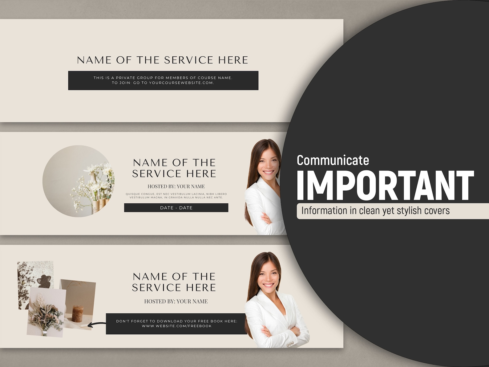 Linkedin Banner Canva, Linkedin Banner Templates, Editable Template ...
