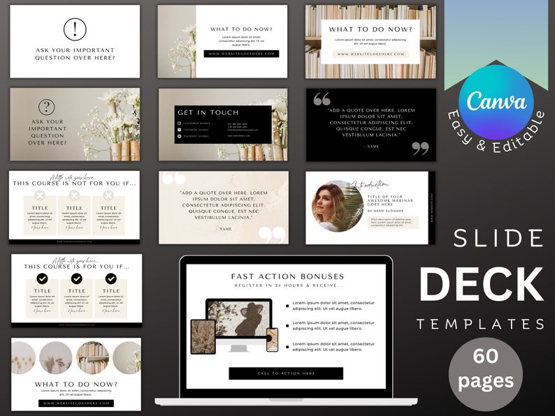 Customizable Canva Slide Deck Template for Professional Business ...