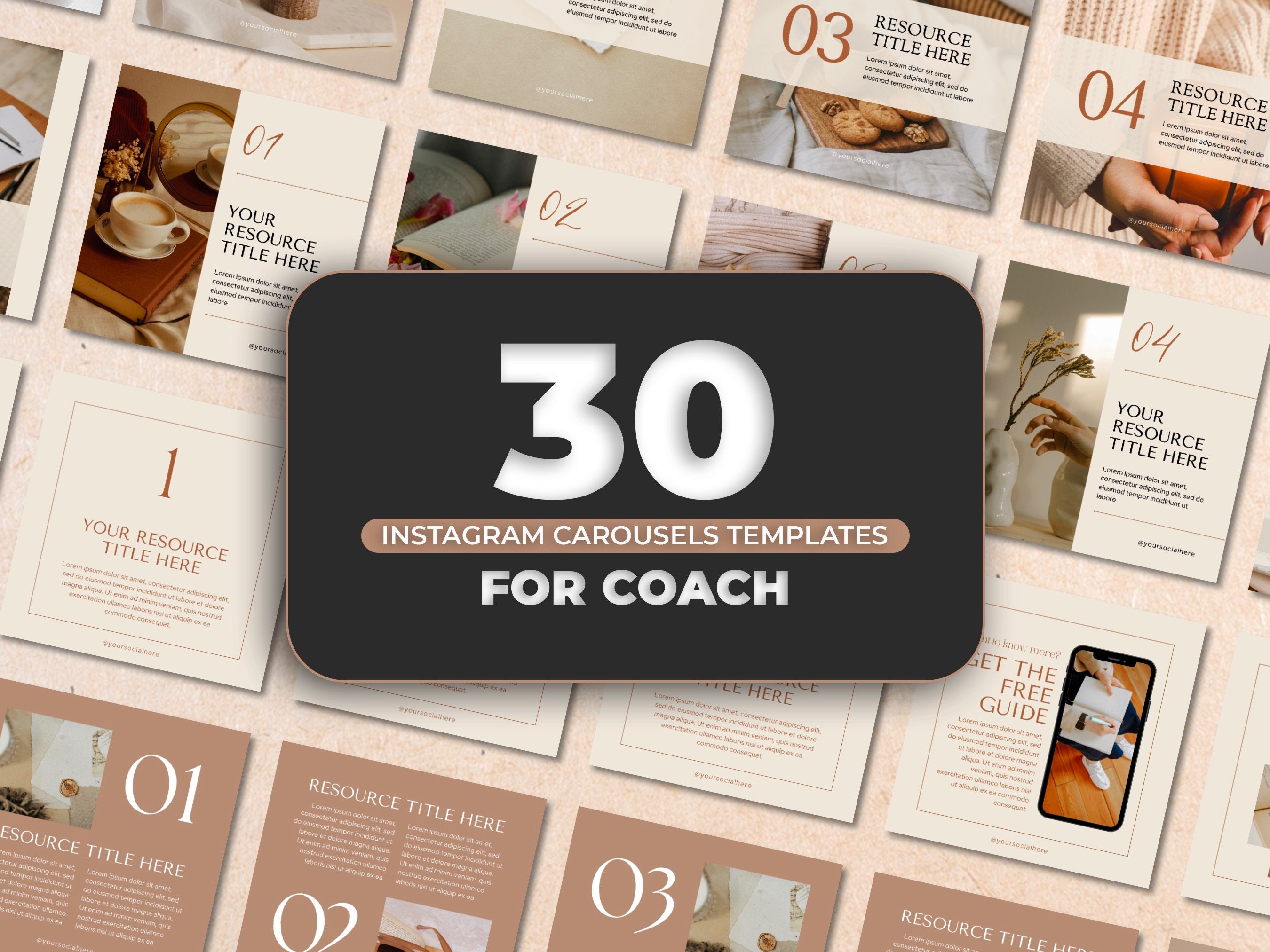 Editable Carousel Canva Templates. Engage With Stunning Posts and ...