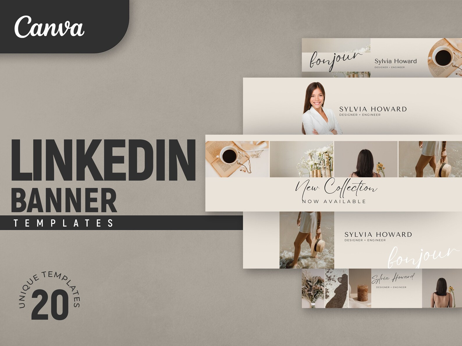 Linkedin Banner Canva, Linkedin Banner Templates, Editable Template ...