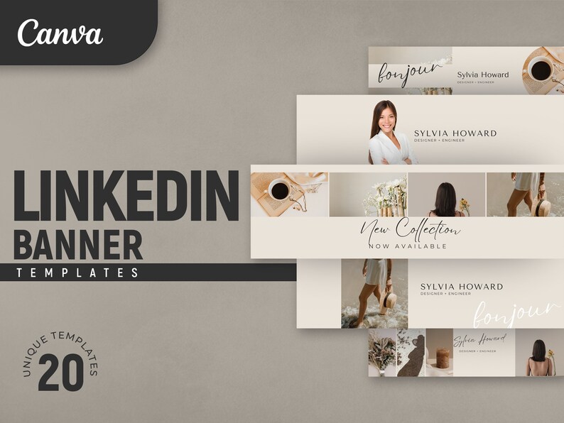 Linkedin Banner Canva, Linkedin Banner Templates, Editable Template ...