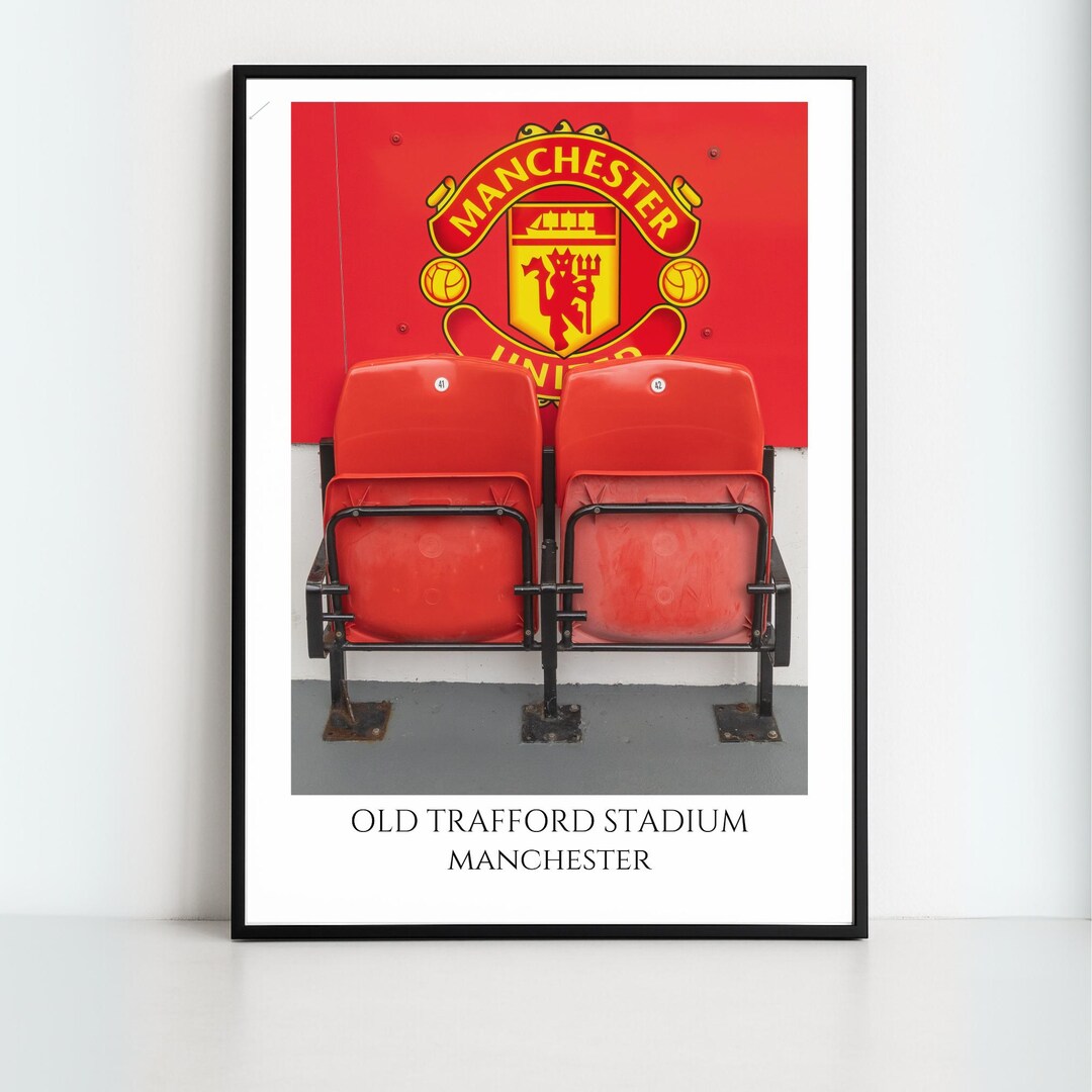 Matte Vertical Posters - Premium Seats at Old Trafford Stadium ...