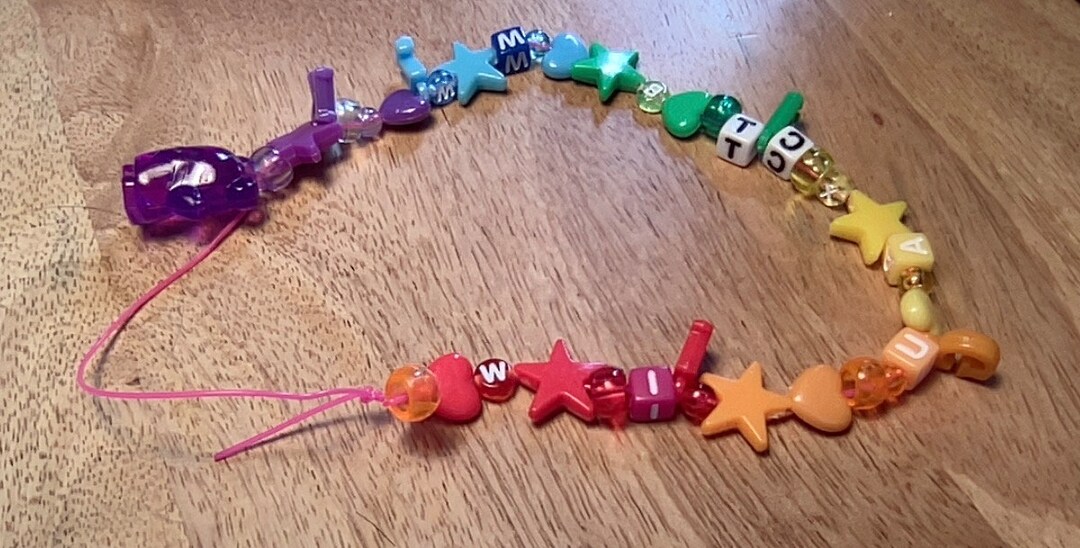 Rainbow Kidcore Necklace - Etsy