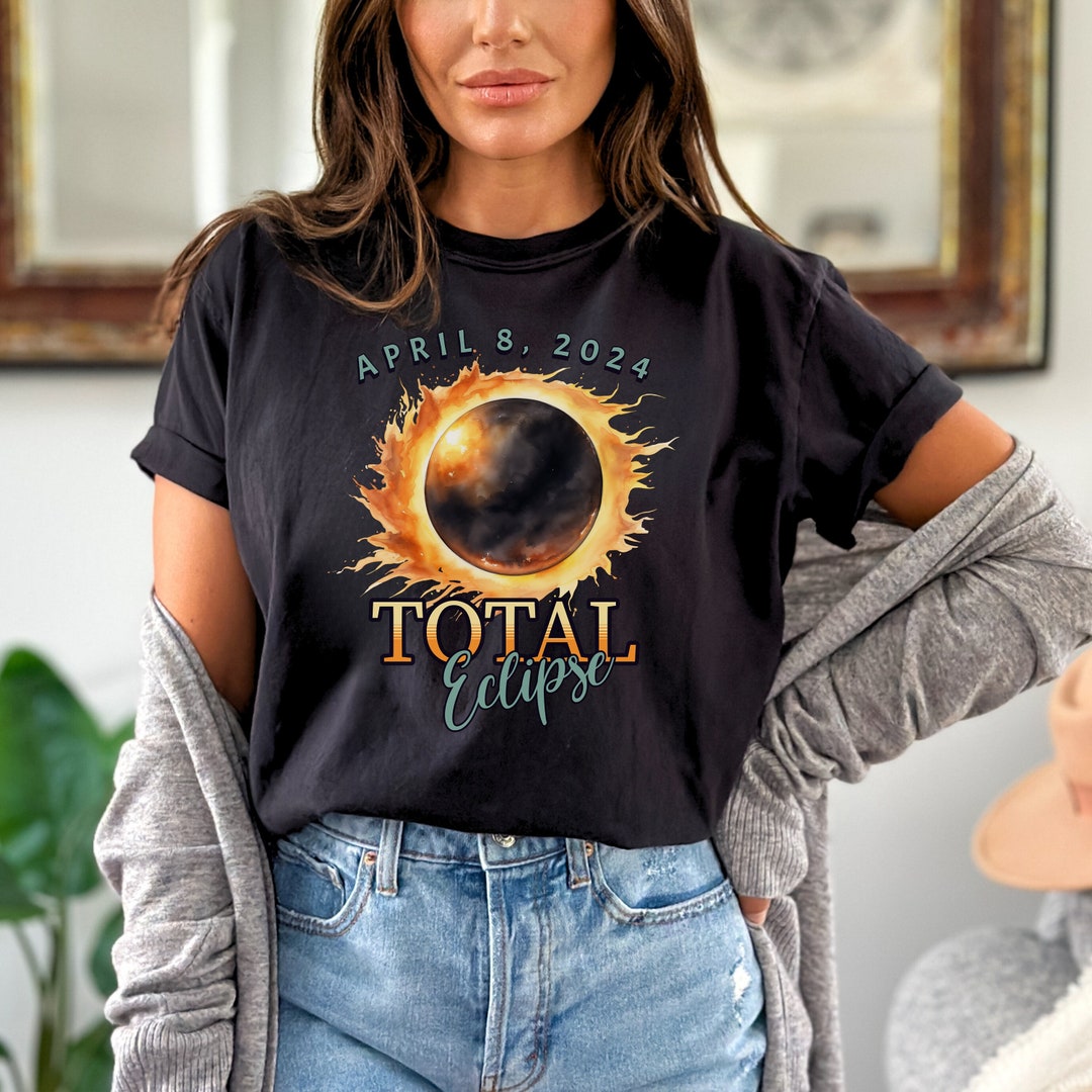 Path of Totality Total Solar Eclipse 2024 Tee Great American Eclipse ...