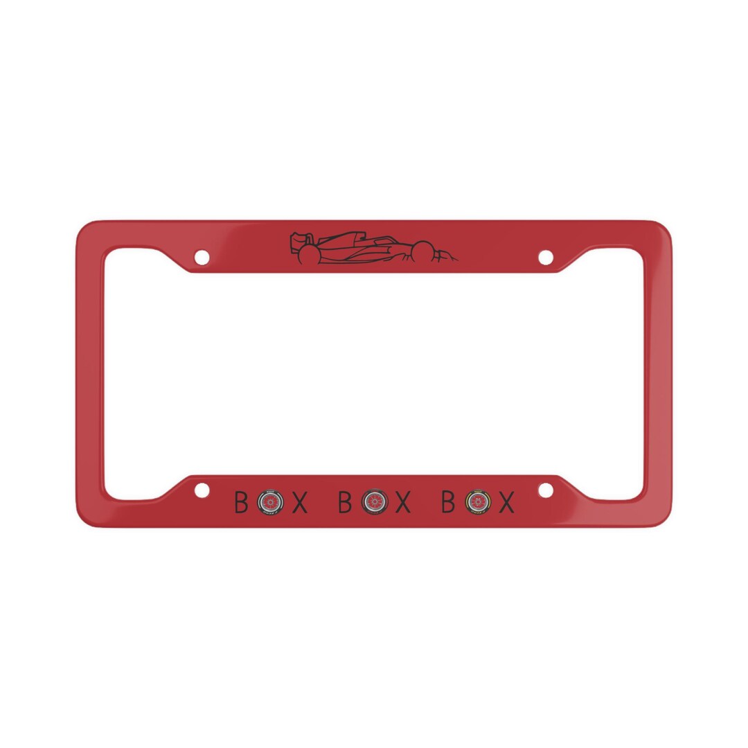 Race Car License Plate Frame Racing Car Enthusiast Gift, Grand Prix Fan ...