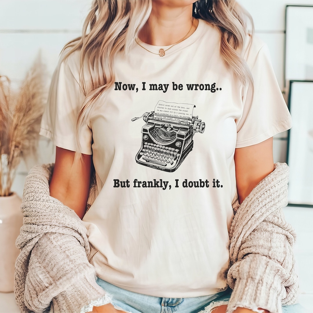 Murder She Wrote Tee Jessica Fletcher Quote Vintage Typewriter Tee ...