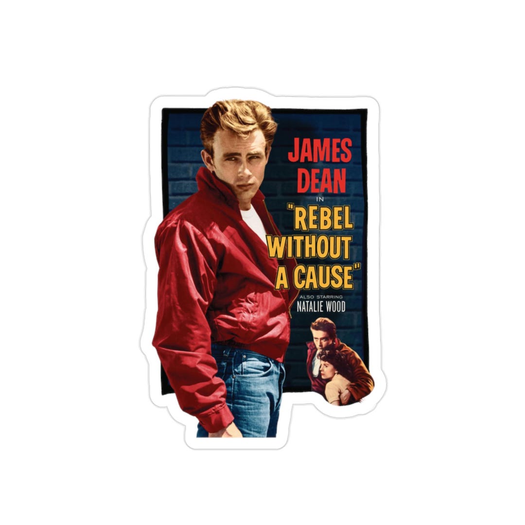 Retro Rebel Poster Sticker, Transparent Outdoor Sticker, Die-cut, 1pc ...