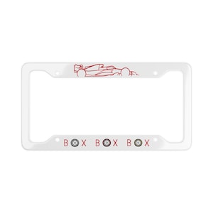 Racing Car License Plate Frame Racing Car Enthusiast Gift Grand Prix ...