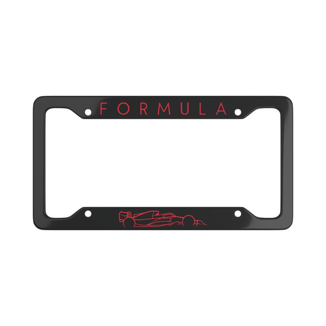 Race Car License Plate Frame Racing Car Enthusiast Gift Grand Prix Fan ...