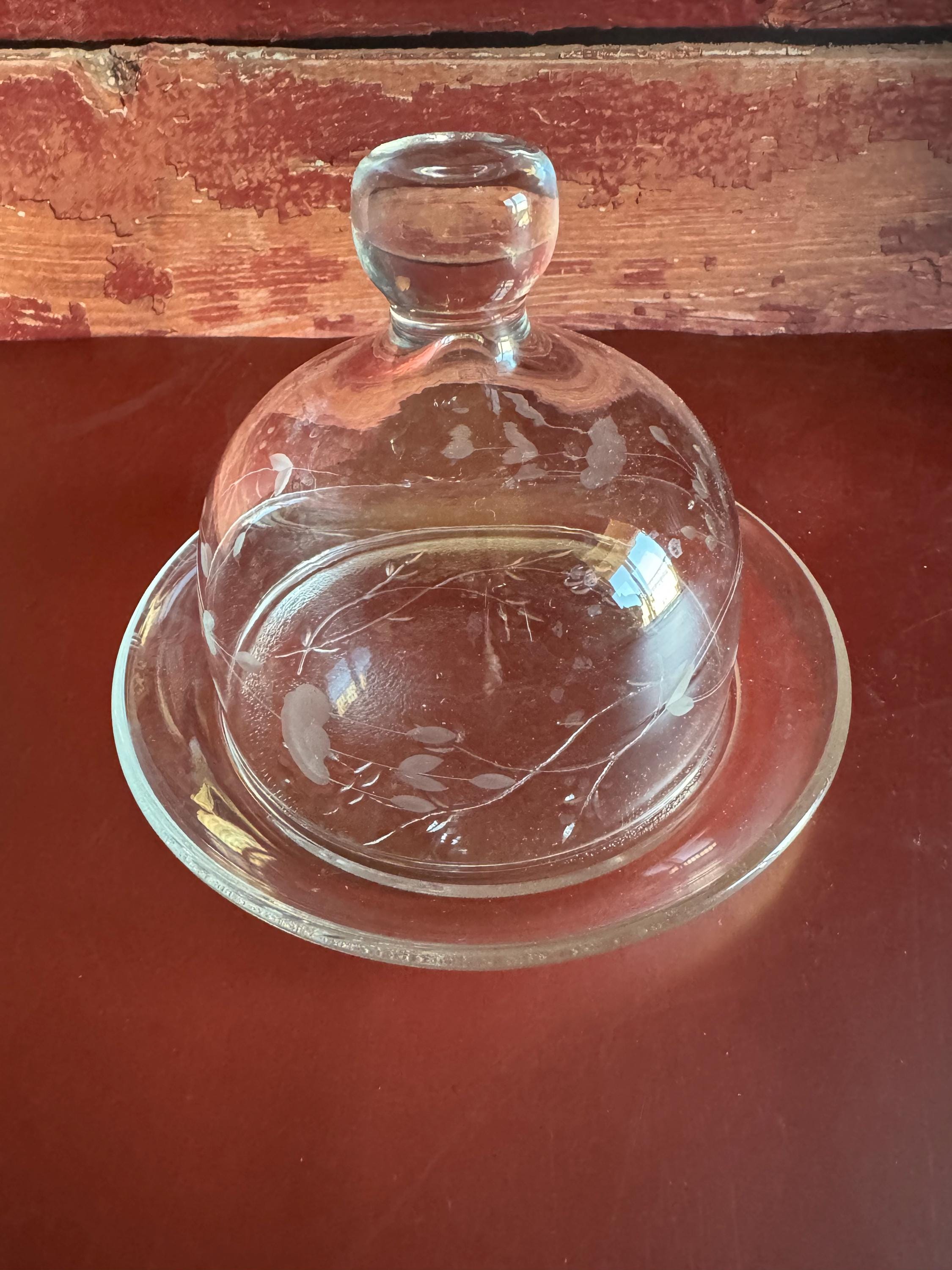 Princess House Heritage Floral Collection Crystal Dome Round Covered ...