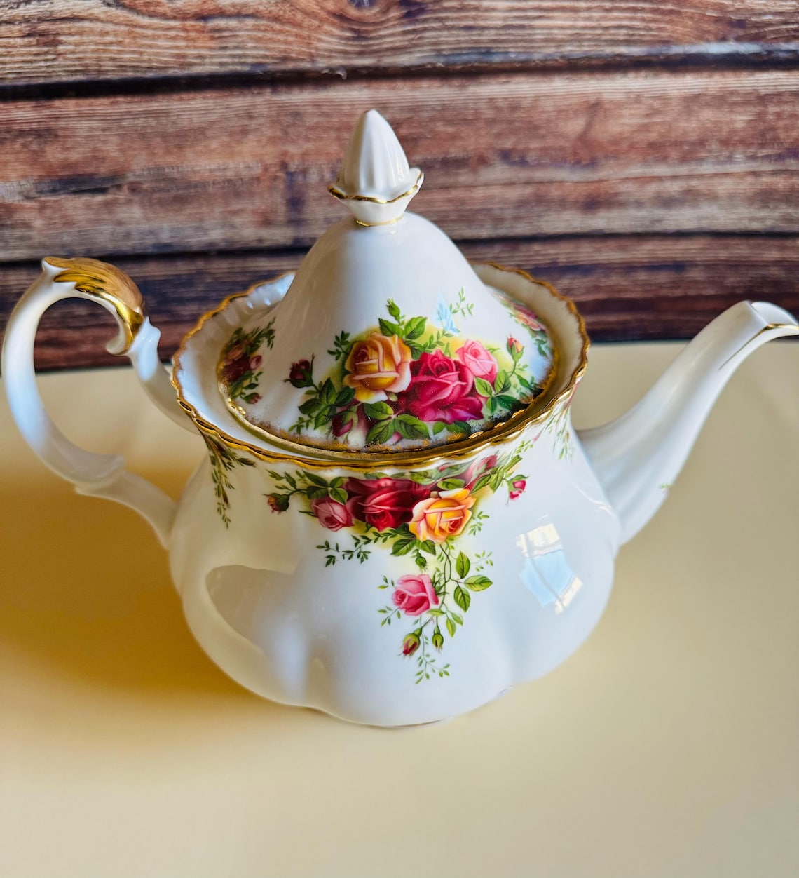Royal Albert Old Country Roses China Coffee Pot - Etsy