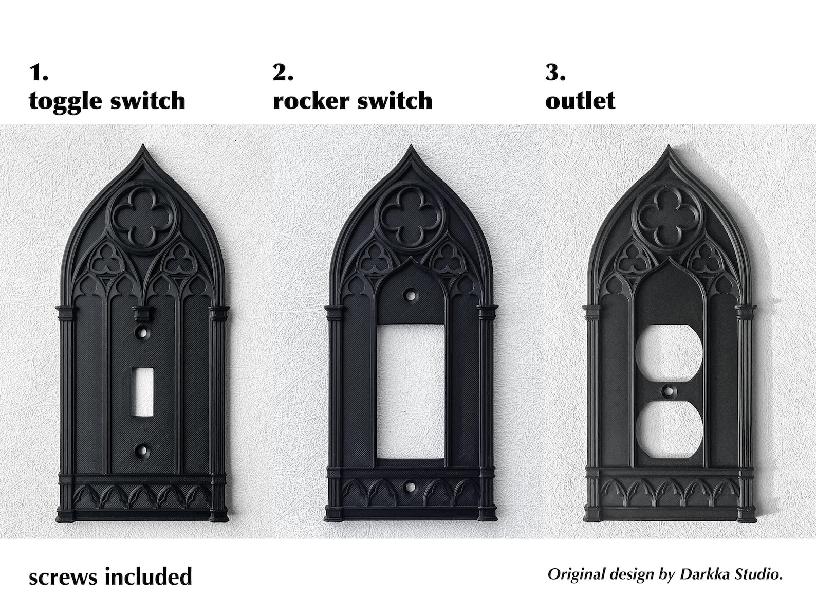 Gothic Light Switch Plate Cover: Dark Medieval Wall Decor - Etsy
