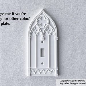 Gothic Light Switch Plate Cover Dark Aesthetic Decorative Medieval Wall ...