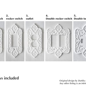 Art Nouveau Wall Plate Victorian Decorative Light Switch Plate Cover ...