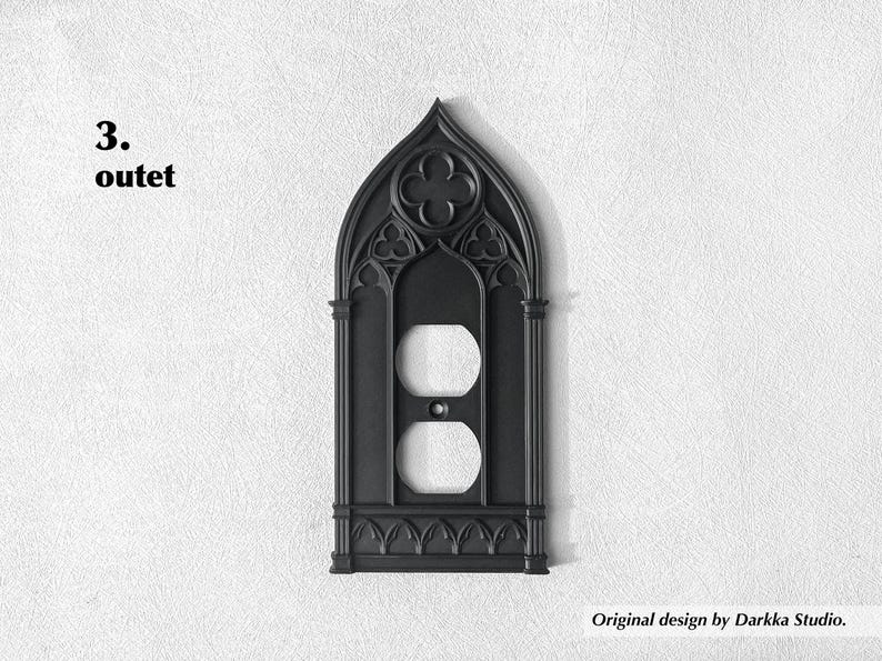 Gothic Light Switch Plate Cover: Dark Medieval Wall Decor - Etsy