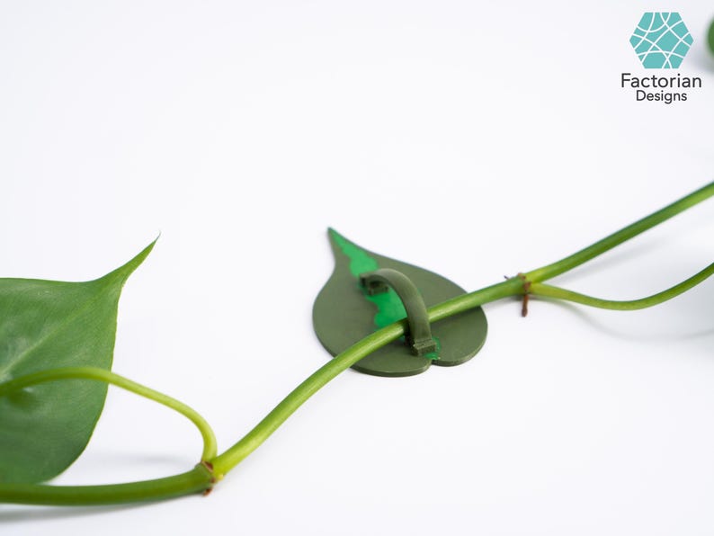 Leaflock Plant Cable Clips: 3D Print STL, Adjustable Ties - Etsy