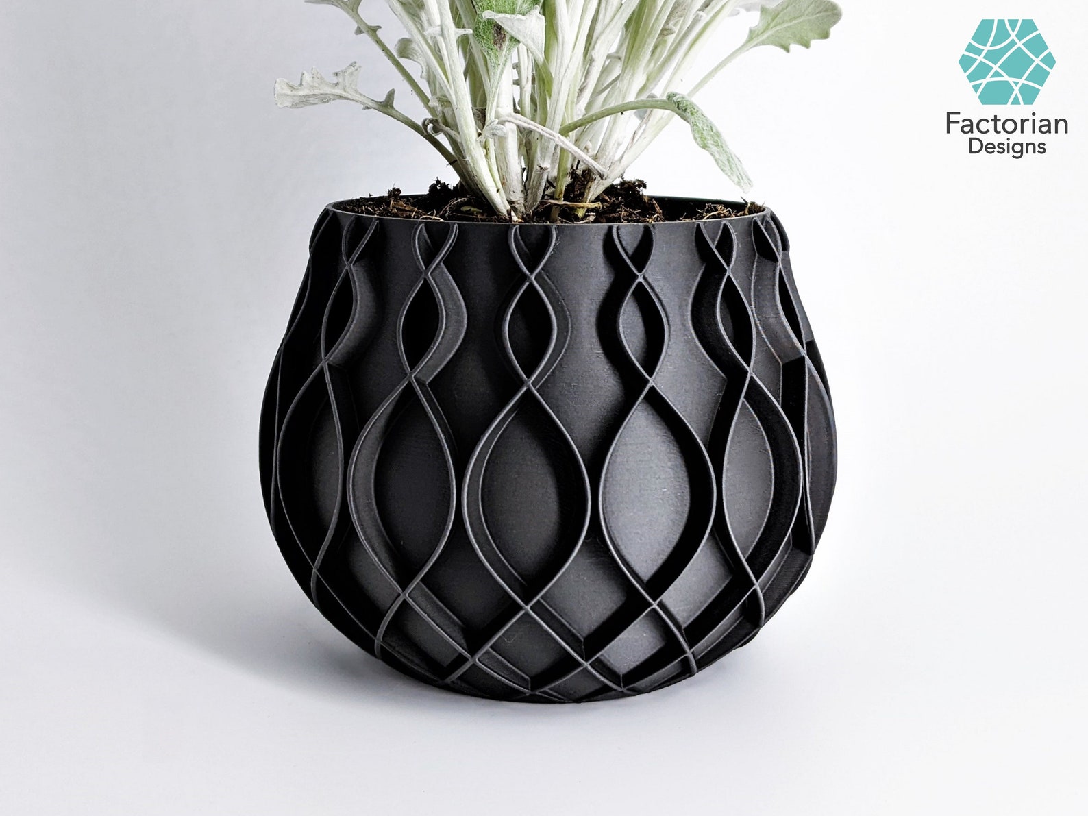 Plant Pot STL 3D Print File Model bellvere for Planters and Big Plant ...